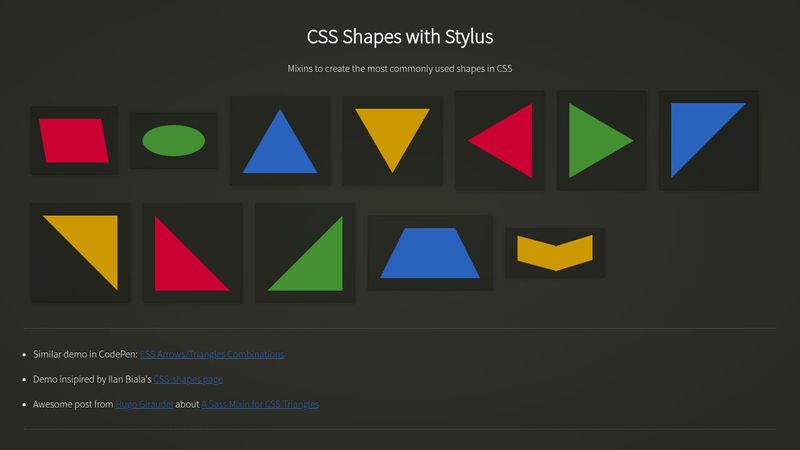 CSS Shapes with Stylus