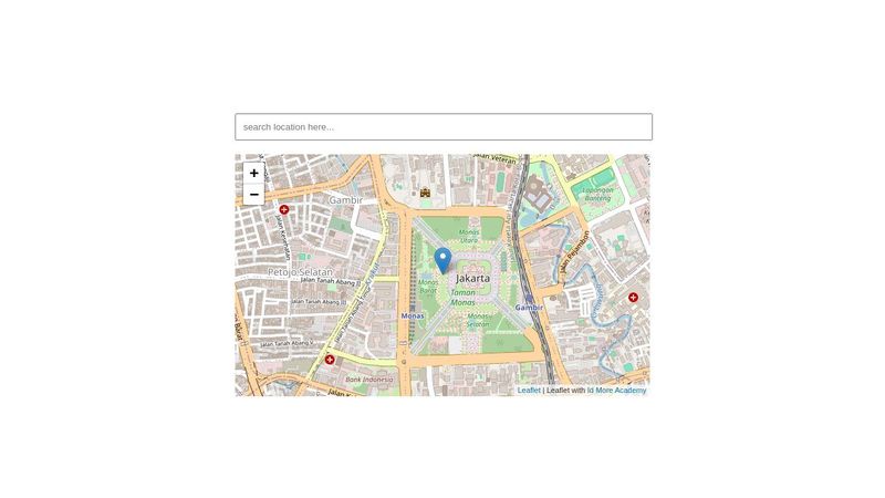 Leaflet + Open Streetmap Part 2 : search location