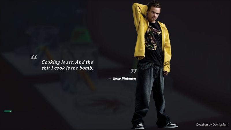 Random Breaking quotes - #CodePenChallenge: Quote Poster