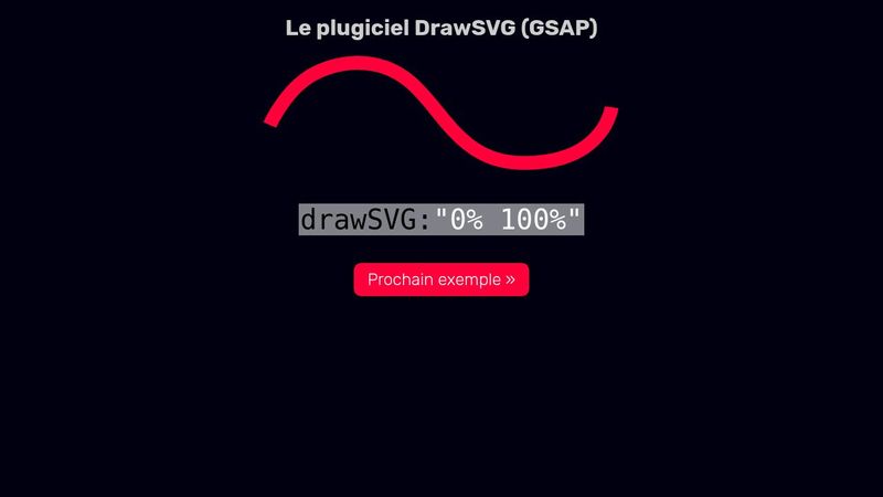GSAP DrawSVG - Démo de base