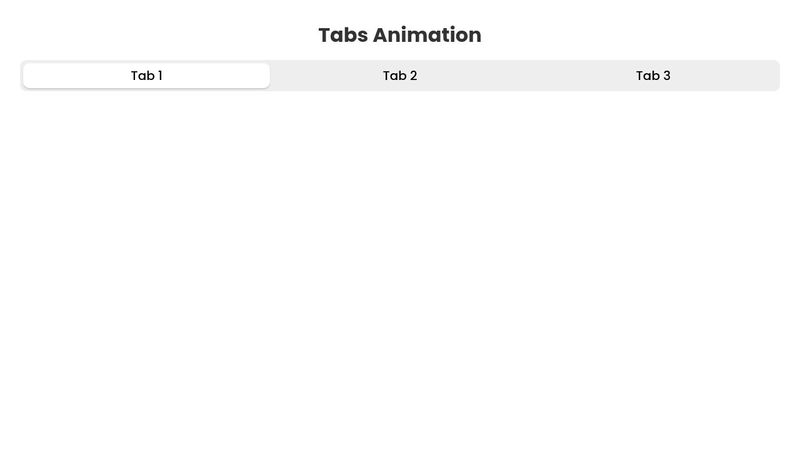 #12 Tabs Animation with CSS and JS