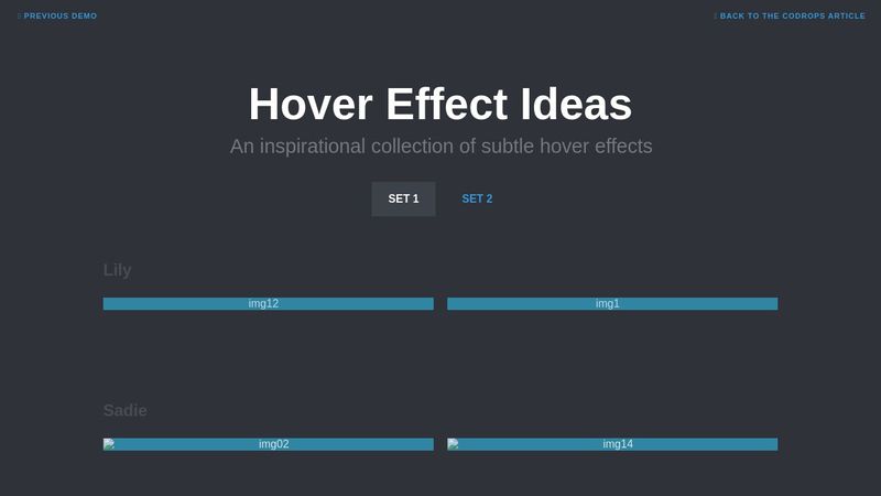 Hover Effect Ideas