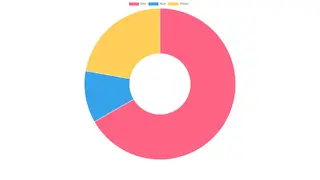 Doughnut chart js