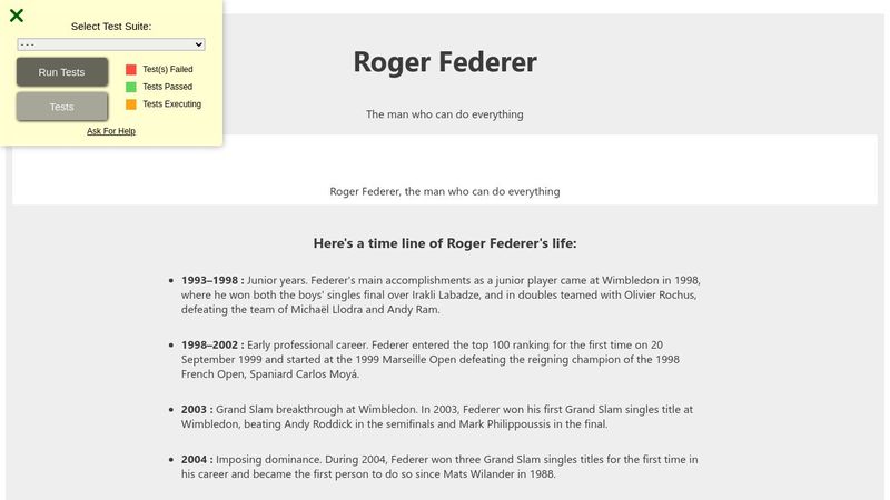 freeCodeCamp - Build a Tribute Page