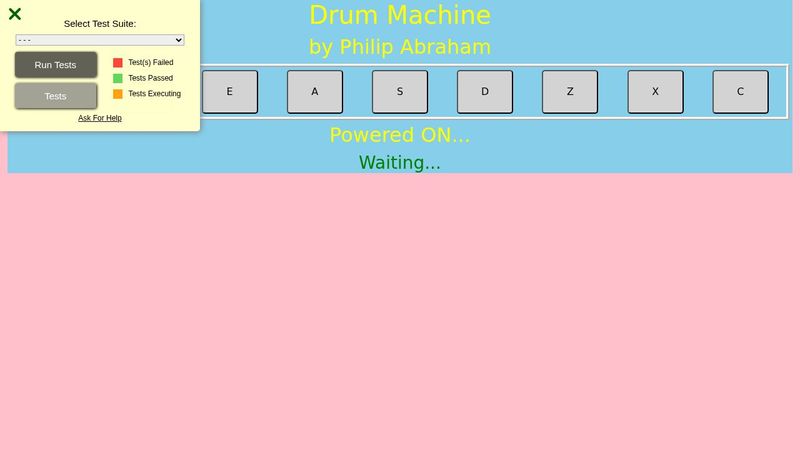 Drum Machine(freeCodeCamp-Philip)