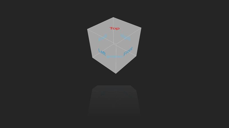 3D Interactive Cube with Rotating Sides using CSS3 and JavaScript