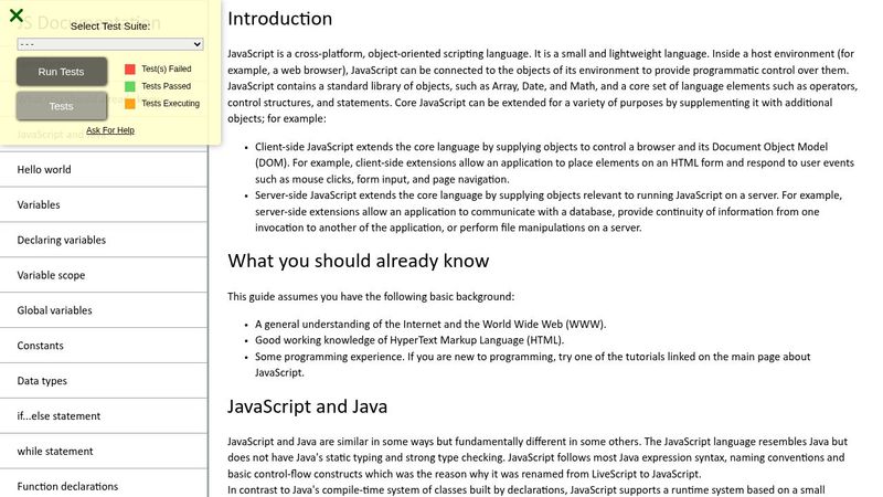 Technical Documentation Page