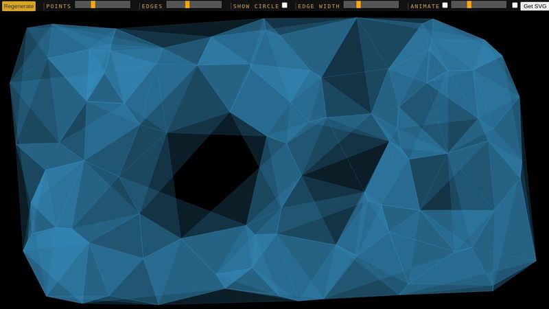 Generate beautiful SVG polygons