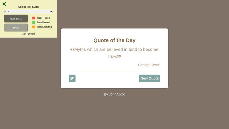 Random Quote Machine