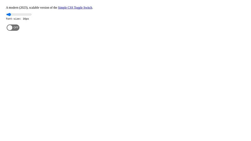 Simple Toggle Switch (Updated)