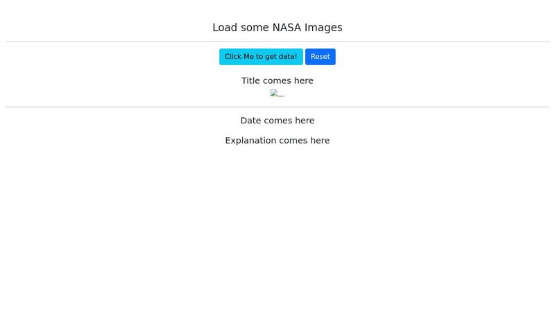 NASA APOD simple JS