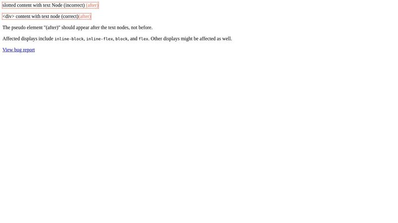 Slot with ::after pseudo element renders incorrectly in Chrome (part 2)