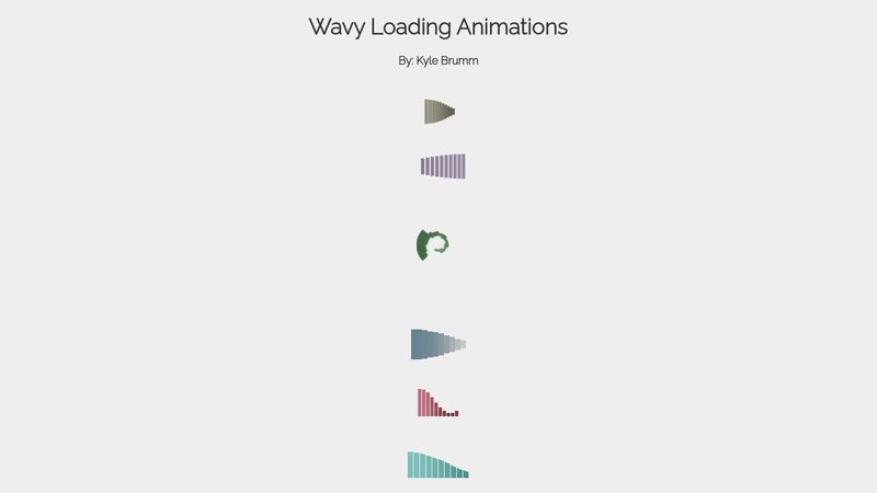 Wavy Loading Animations