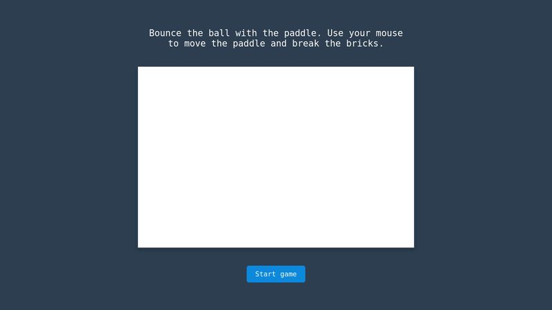 Vanilla JavaScript Breakout Game