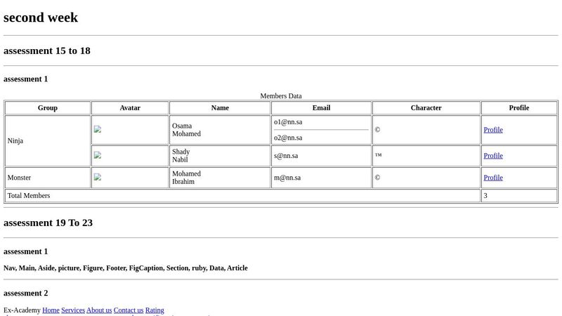 Elzero html second week