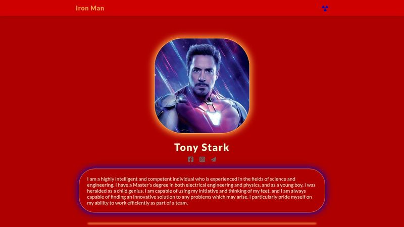 Iron-man resume