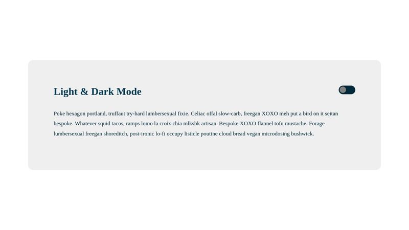 javascript dark mode