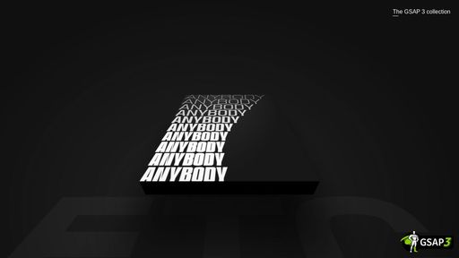 GSAP 3 ETC Variable Font Wave