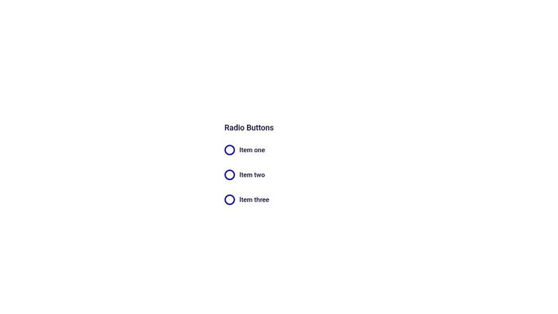 Radio Button Animation
