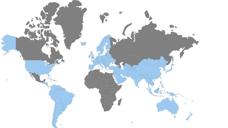 Interactive World SVG Map