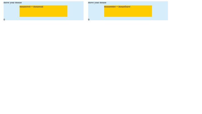 jQuery mouseenter vs. mouseover