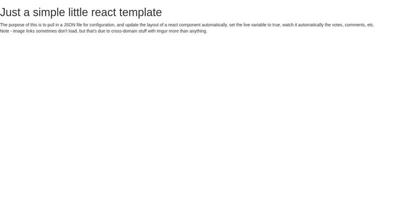 Quick Start for stateful react module