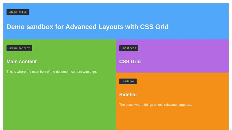 Labs: CSS Grid System