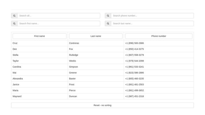 AngularJs Sorting #1