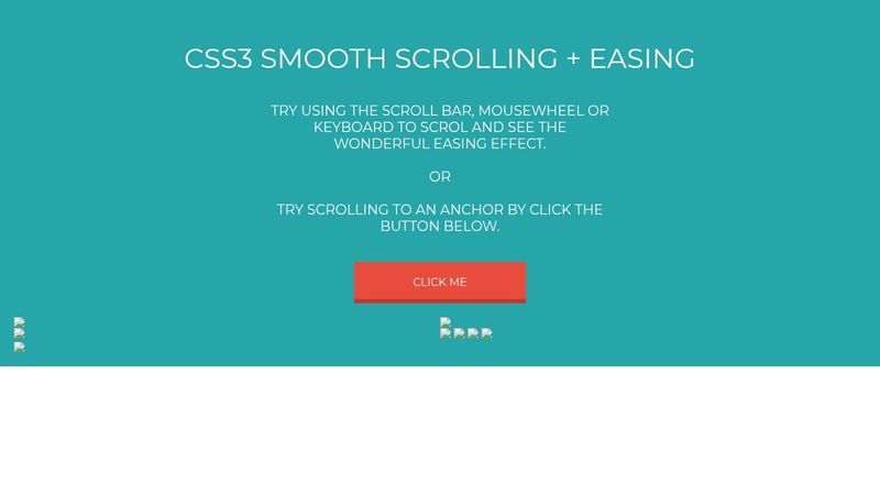CSS3 Smooth Scrolling + Easing
