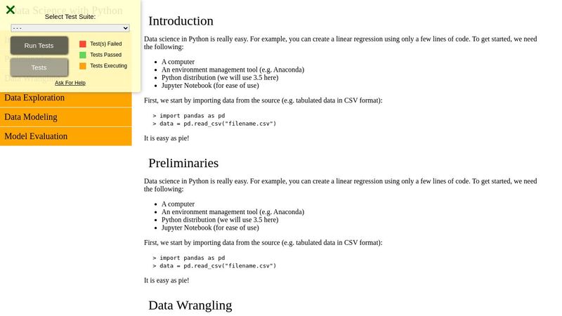 freeCodeCamp Technical Documentation Page