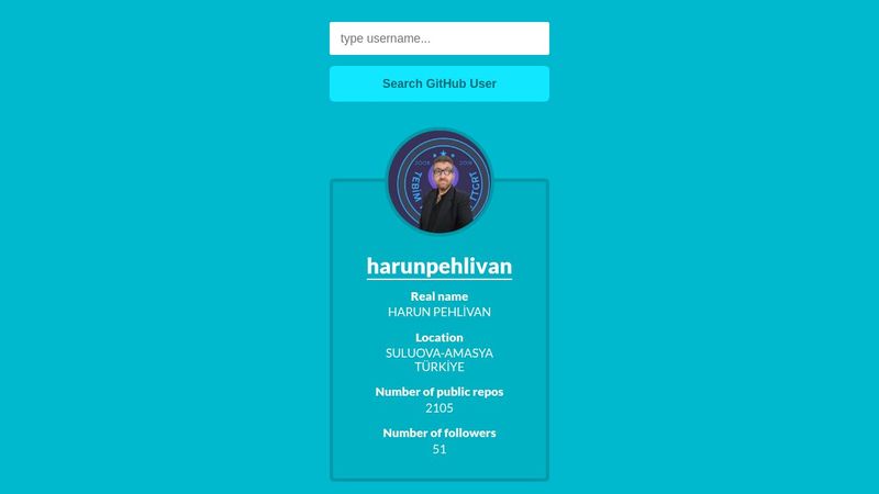 ReactJS: GitHub User Cards