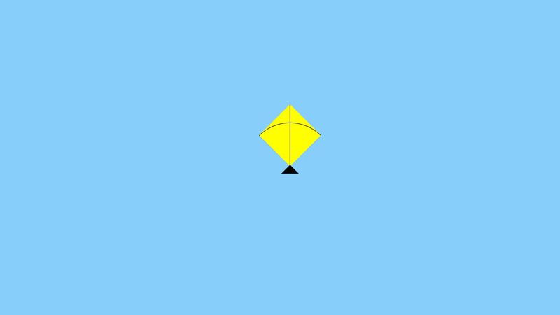 Kite (Flying Animation) - Pure CSS