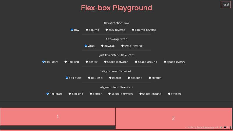 Flex-box Playground