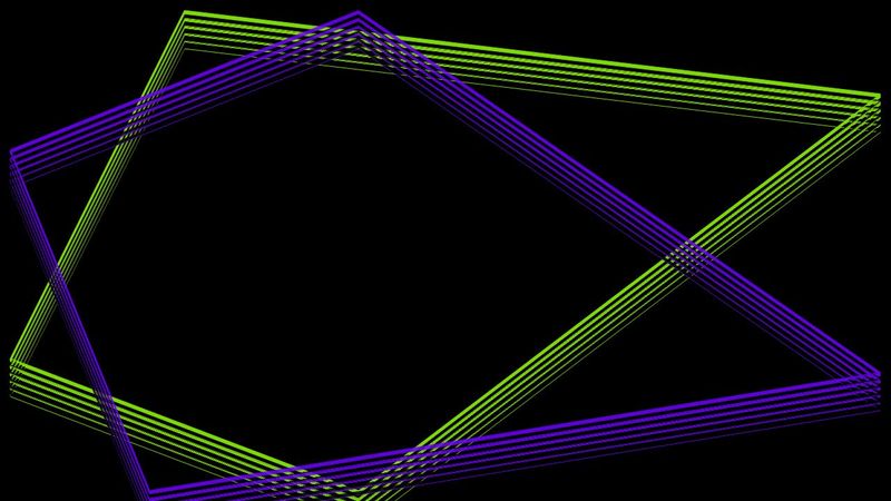 Retro Screensaver Vanilla JS