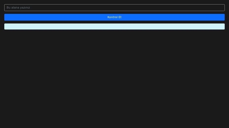 Javascript ile küfür engelleme fonksiyonu
