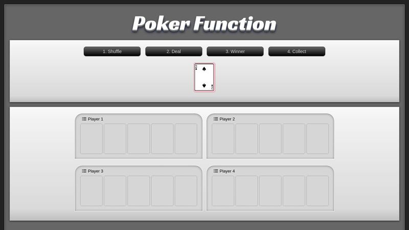 JS: Poker Cards