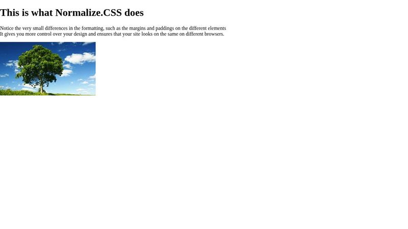 Normalize.CSS