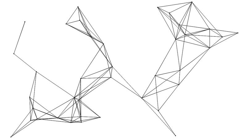 "Animated Particle Constellations" as a one-liner