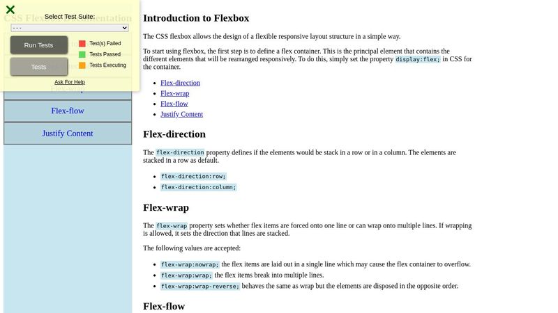 CSS Flexbox Documentation