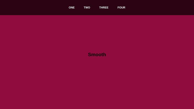 Pure CSS smooth scroll with offset
