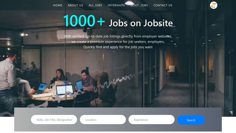 Job Portal Landing Page