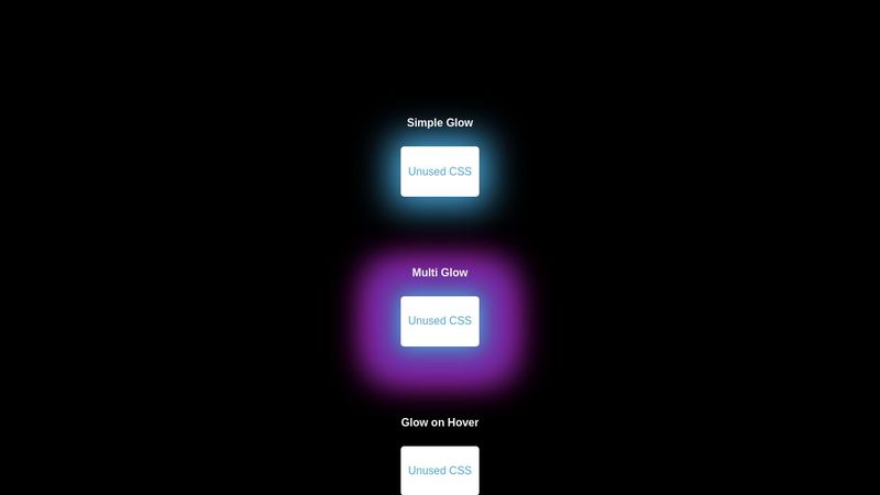 CSS Glow