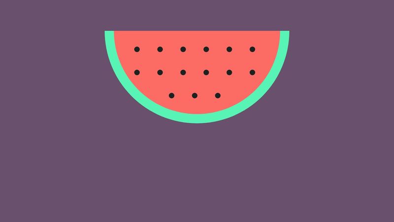 watermelon with just css