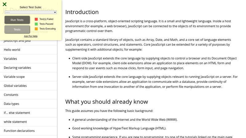 FreeCodeCamp Technical Documentation Page