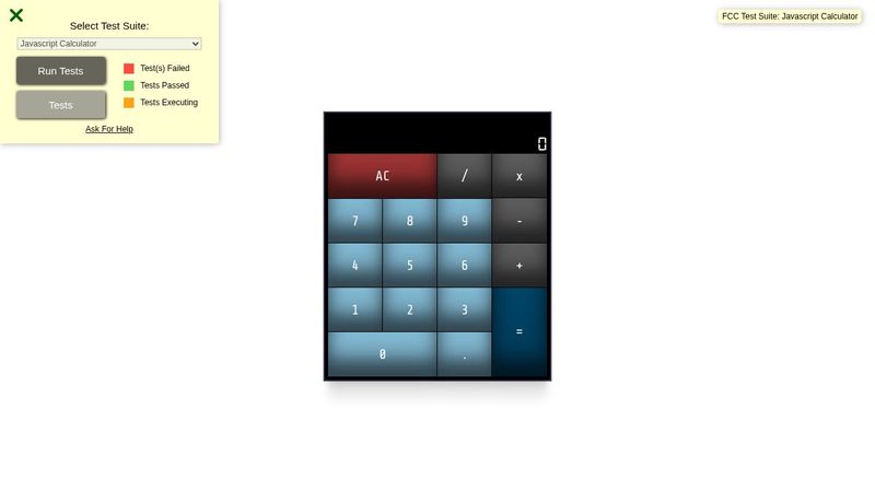 FCC: Javascript Calculator