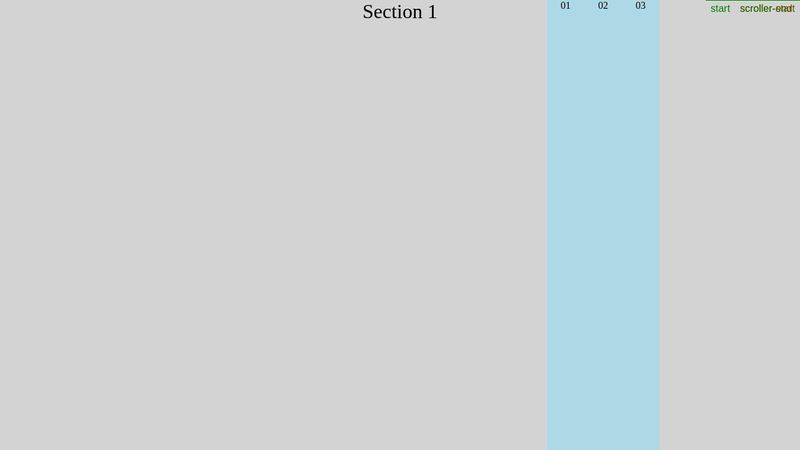 Fixed navigation horizontal scroll gsap