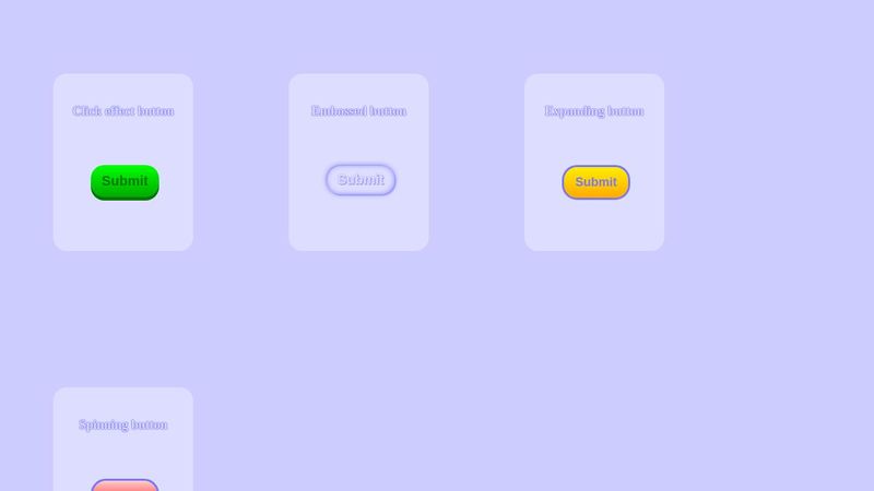 Clickable button animation