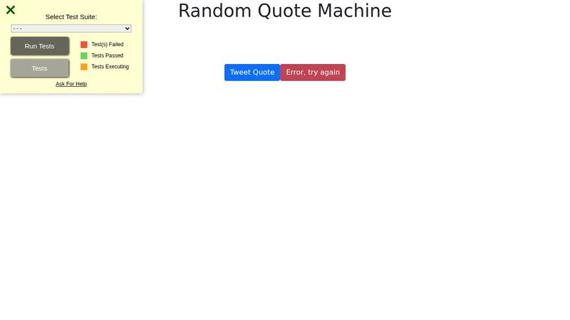React - Random Quote Machine