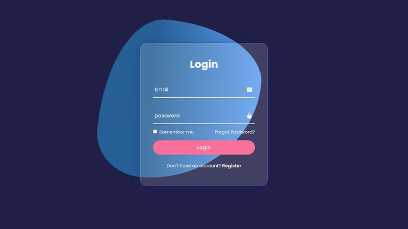 Animated Login Form using HTML CSS Only | Codehal