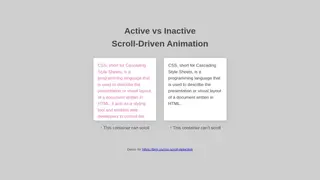 Scroll Detection With Css Scroll Driven Animations Inactive Animation 2832
